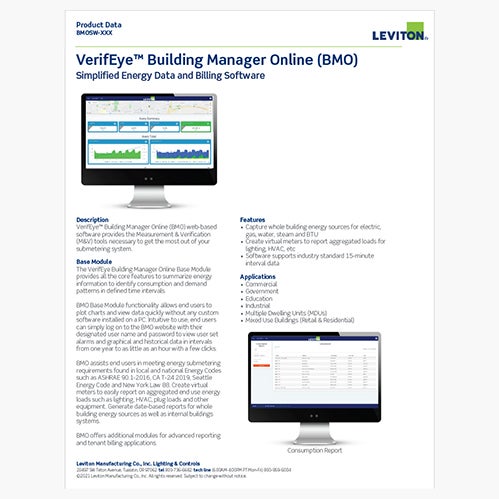 VerifEye | Submetering | Obvius | BMO Software