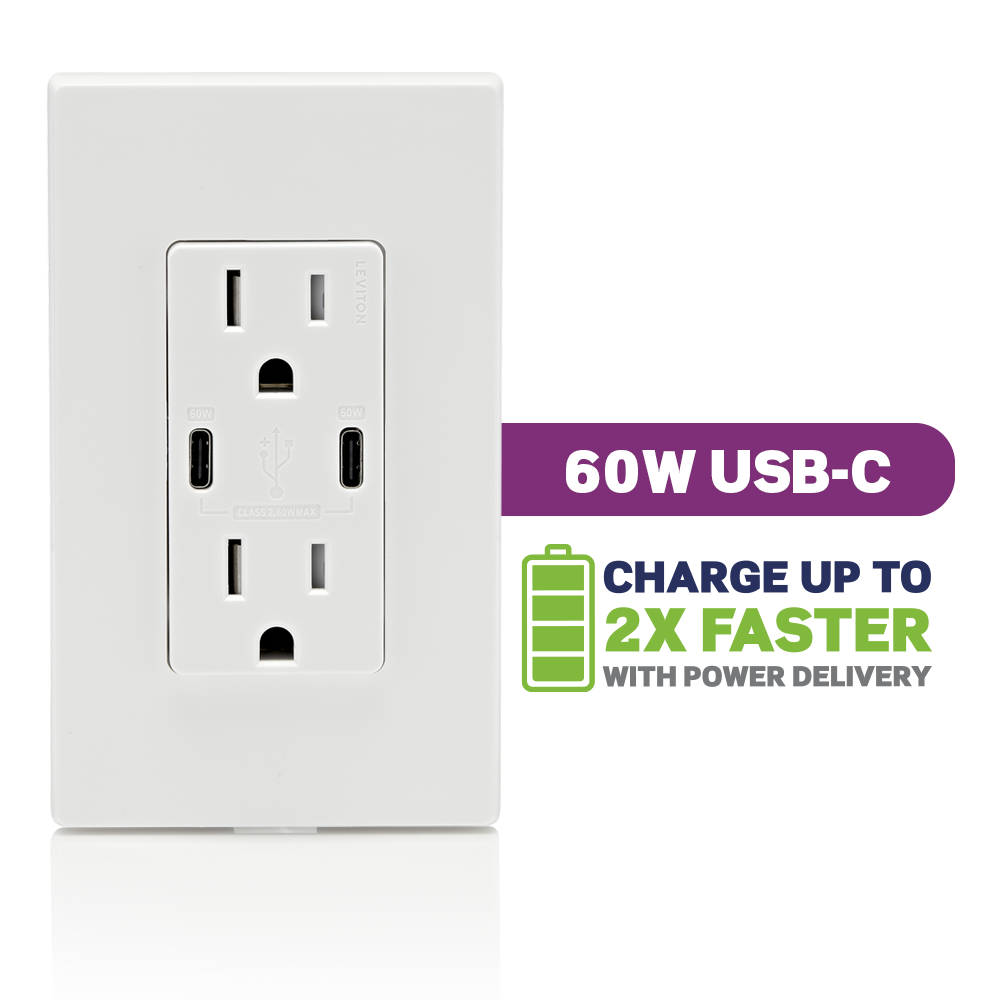USB Outlets | Outlets with Charging Ports | Leviton