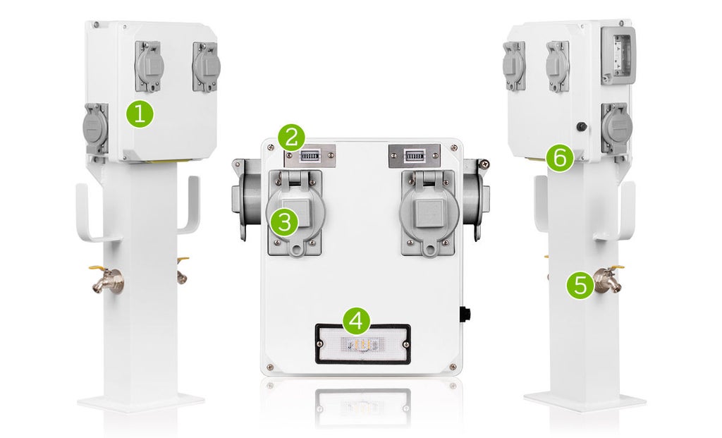 RV Power Pedestals | Commercial Power Pedestals | Leviton