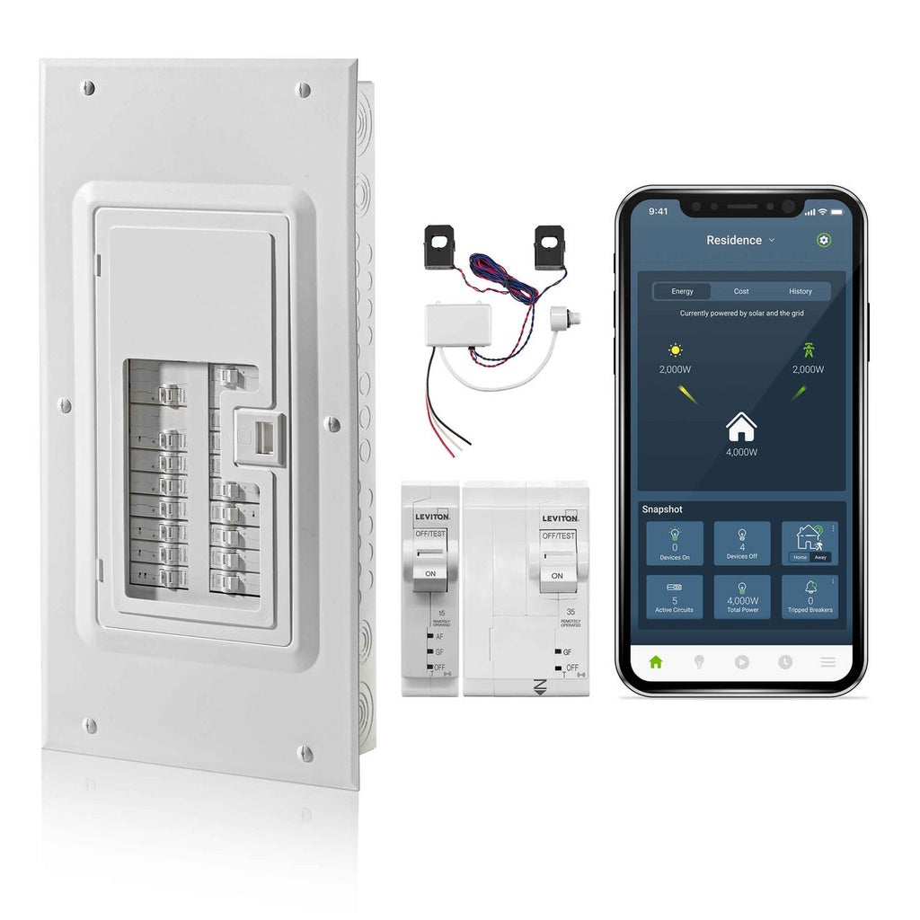 Load Centers | Smart Circuit Breaker Box | Leviton