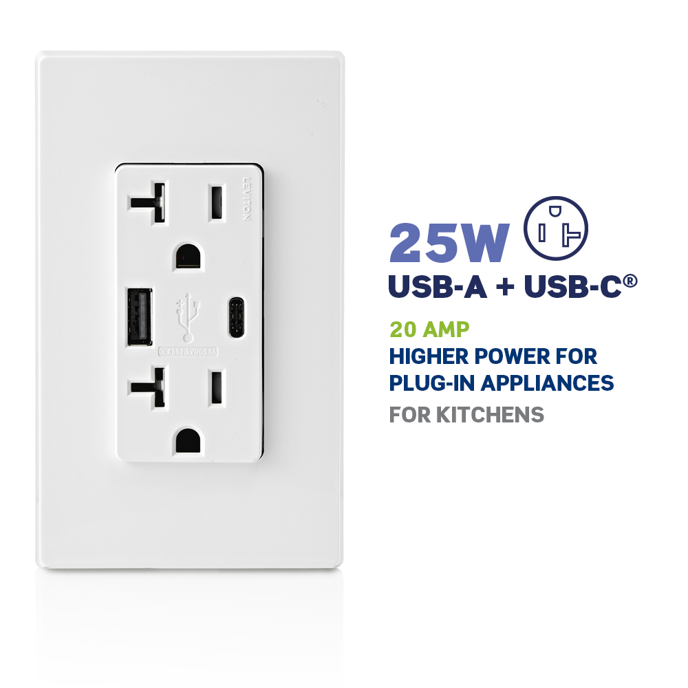USB Outlets | Outlets with Charging Ports | Leviton