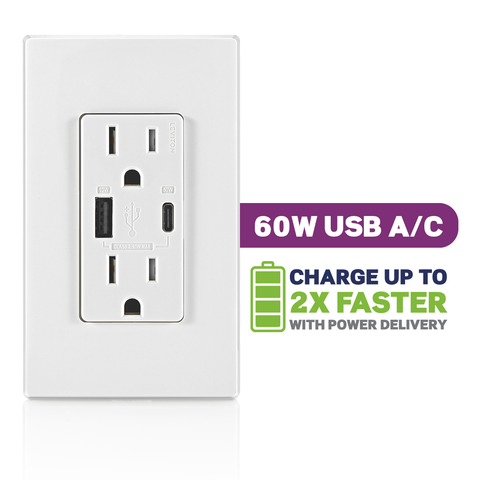 USB Outlets | Outlets with Charging Ports | Leviton